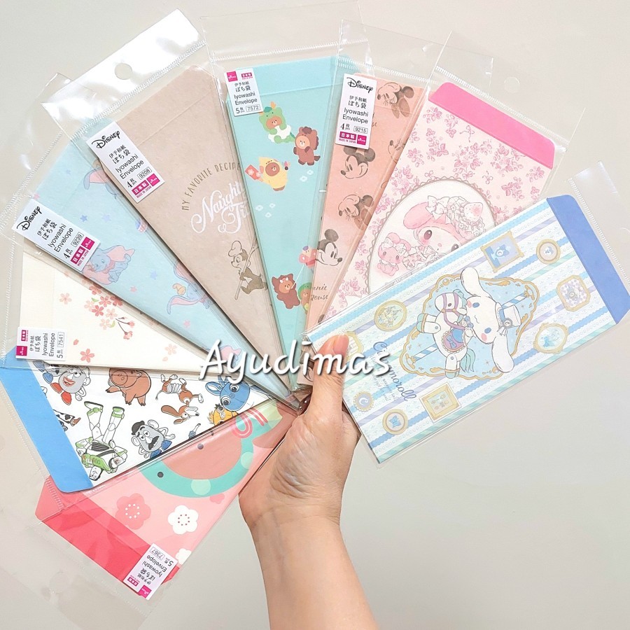 Jual Sanrio Disney Kawai Iyowashi Long Envelope - Amplop lucu utk ...