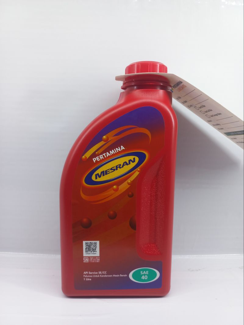Jual Oli Mesran Pertamina SAE 40 ( 1 Liter ) Original 100% | Shopee ...