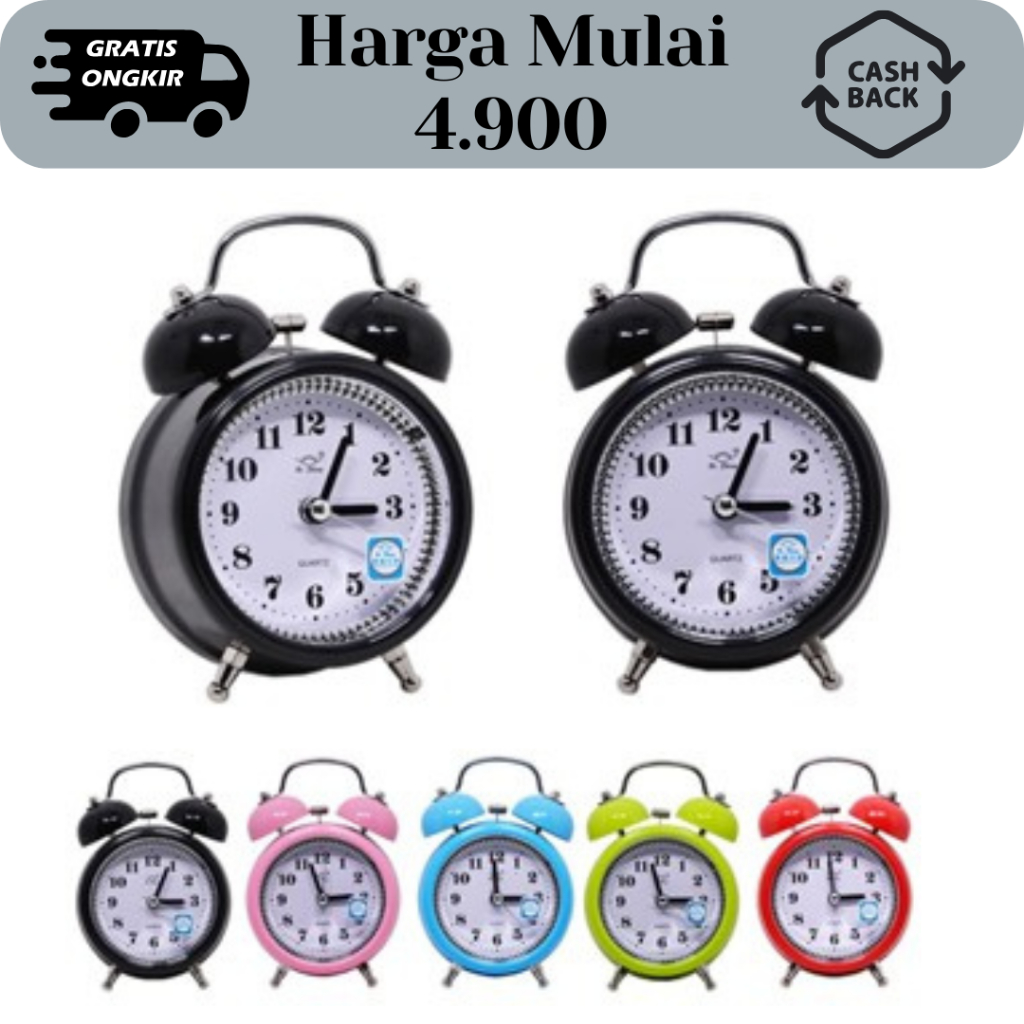 Jual Jam Meja Alarm Klasik/Jam Weker Alarm/Jam Estetik/Alarm Clock ... Jual Jam Meja Alarm Klasik/Jam Weker Alarm/Jam Estetik/Alarm Clock ...