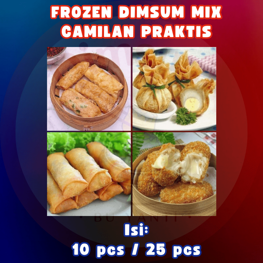 Jual Dimsum Bu Yanti Varian PAKET MIX DIMSUM CAMILAN PRAKTIS FROZEN ...