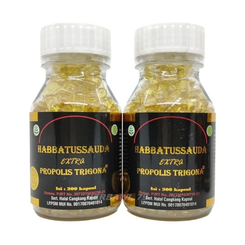 Jual HABBATUSSAUDA UMS 200 KAPSUL EXTRA PROPOLIS TRIGONA Produk ...