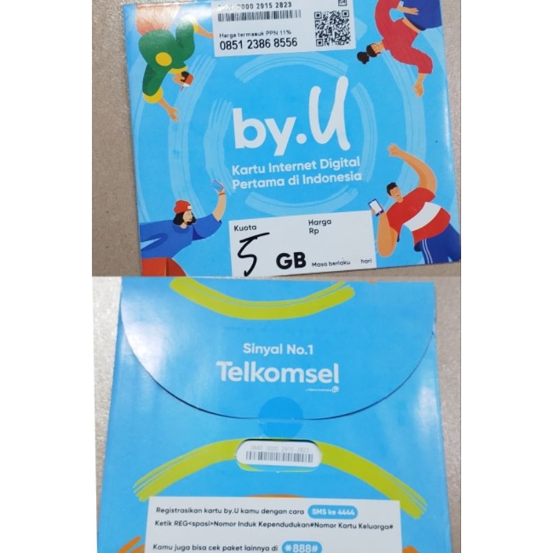 Jual Kartu Perdana byU by telkomsel | Shopee Indonesia