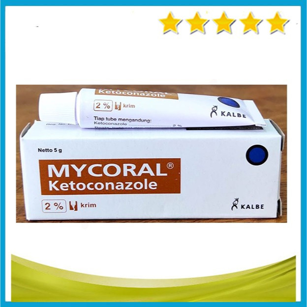 Jual Mycoral 2% Cream untuk Mengatasi Infeksi Jamur Kulit (5 Gram ...