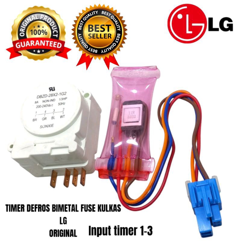 Jual TIMER DEFROS BIMETAL KULKAS LG 2 PINTU ORIGINAL | Shopee Indonesia