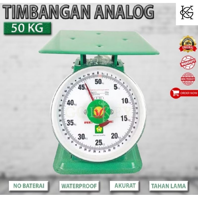 Jual RENKMHE Timbangan Manual Jarum Kapasitas 20 Kg 30 Kg 40 Kg 50 Kg ...