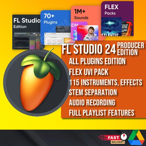 Jual DAW FL Studio 24 Producer edition All plugin included UVI pack Full version WiN MAC ...