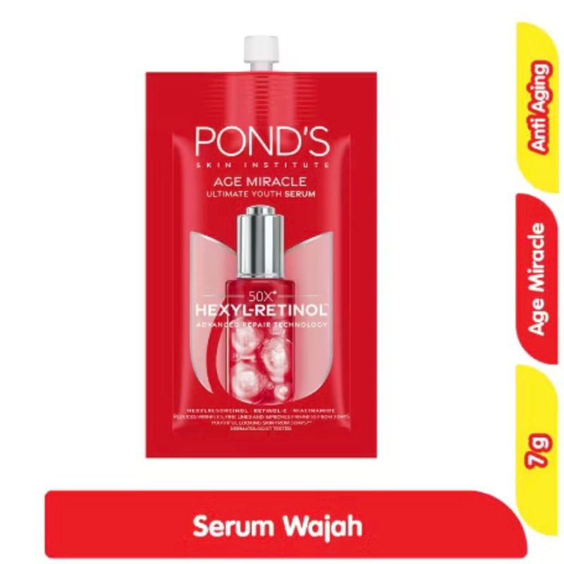 Jual Ponds Age Miracle Ultimate Youth Retinol Anti Aging Serum -7GR ...