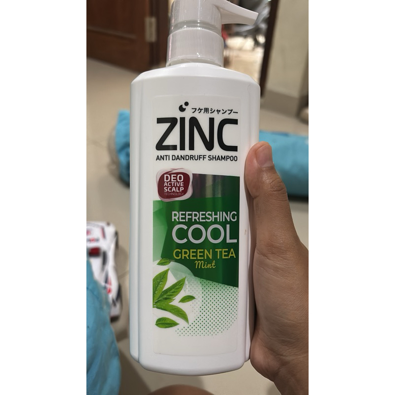 Jual Zinc Anti Dandruff Shampoo Deo Scalp Cool Mint Green Tea | Shopee ...