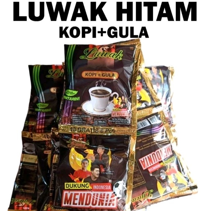 Jual LUWAK HITAM KOPI DAN GULA RENCENG ISI 15 & LIWAK WHITE COFFE ISI ...