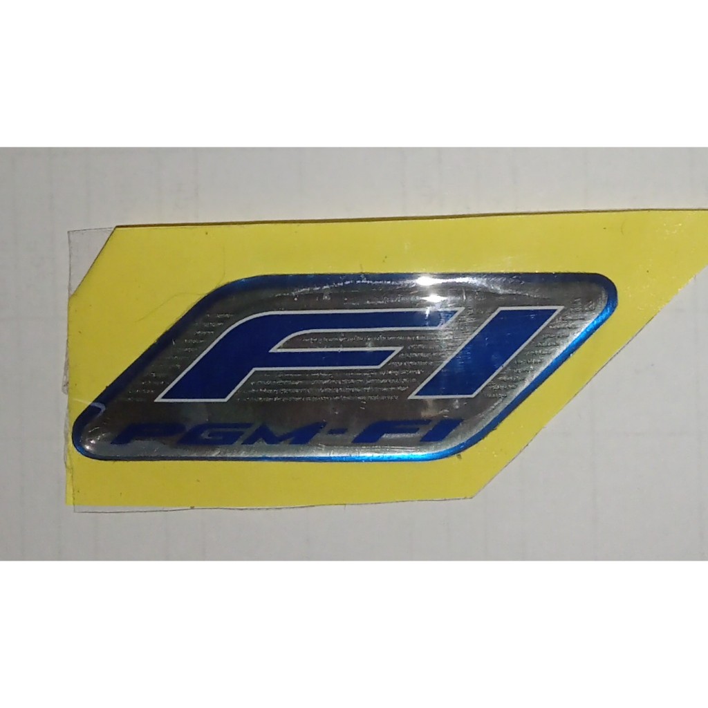 Jual Stiker Emblem Logo FI Honda Injeksi Beat FI Supra Vario Beat ...