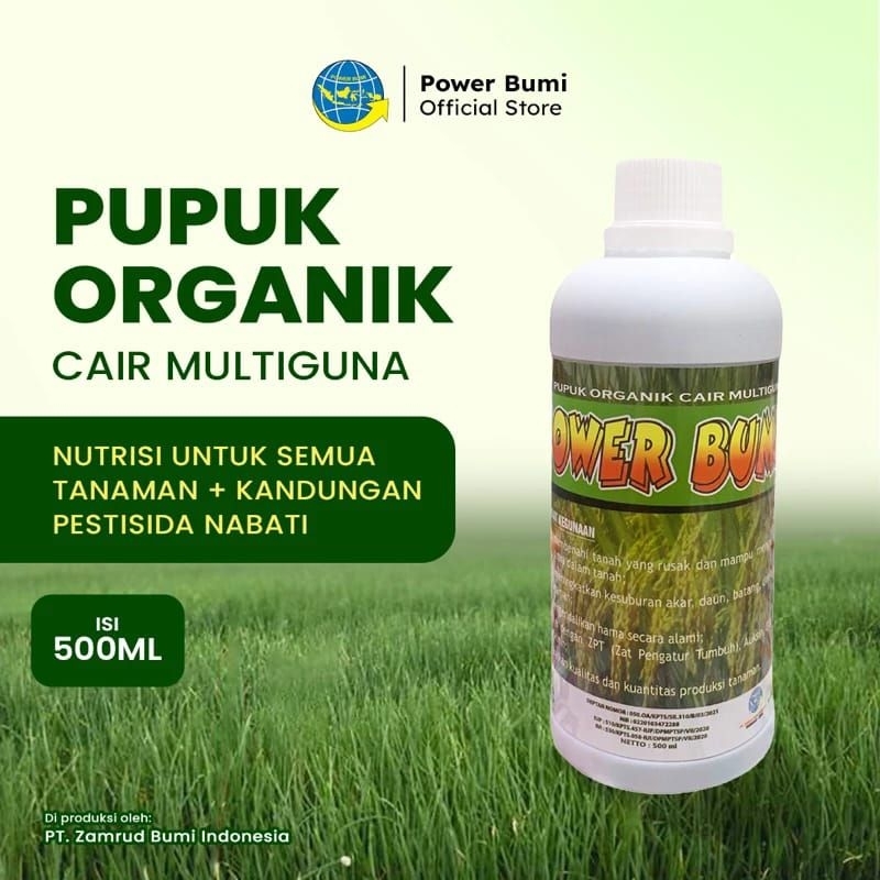 Jual 10 Botol Power Bumi Kemasan 500 ML gratis Kaos 2 pcs | Shopee ...