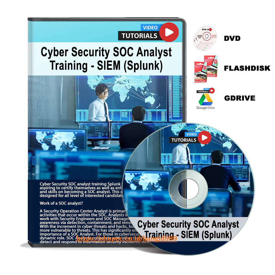 Jual VIDEO TUTORIAL Cyber Security SOC Analyst Training - SIEM (Splunk) | Shopee Indonesia