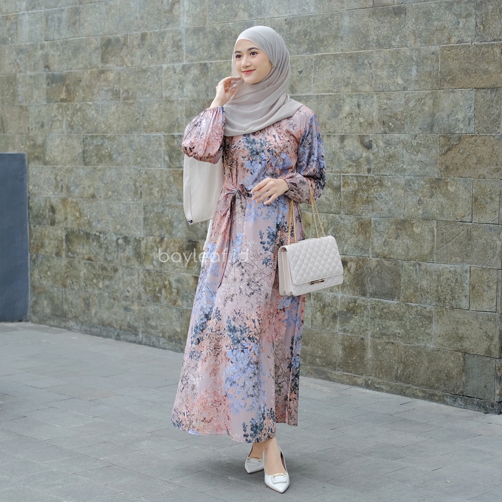 Jual Bayleaf.id SPECIAL EDITION SALE Lilian Floral Maxi Dress / Dress ...