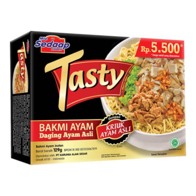 Jual Sedaap Tasty Mi Instan Bakmi Ayam 129 g | Shopee Indonesia