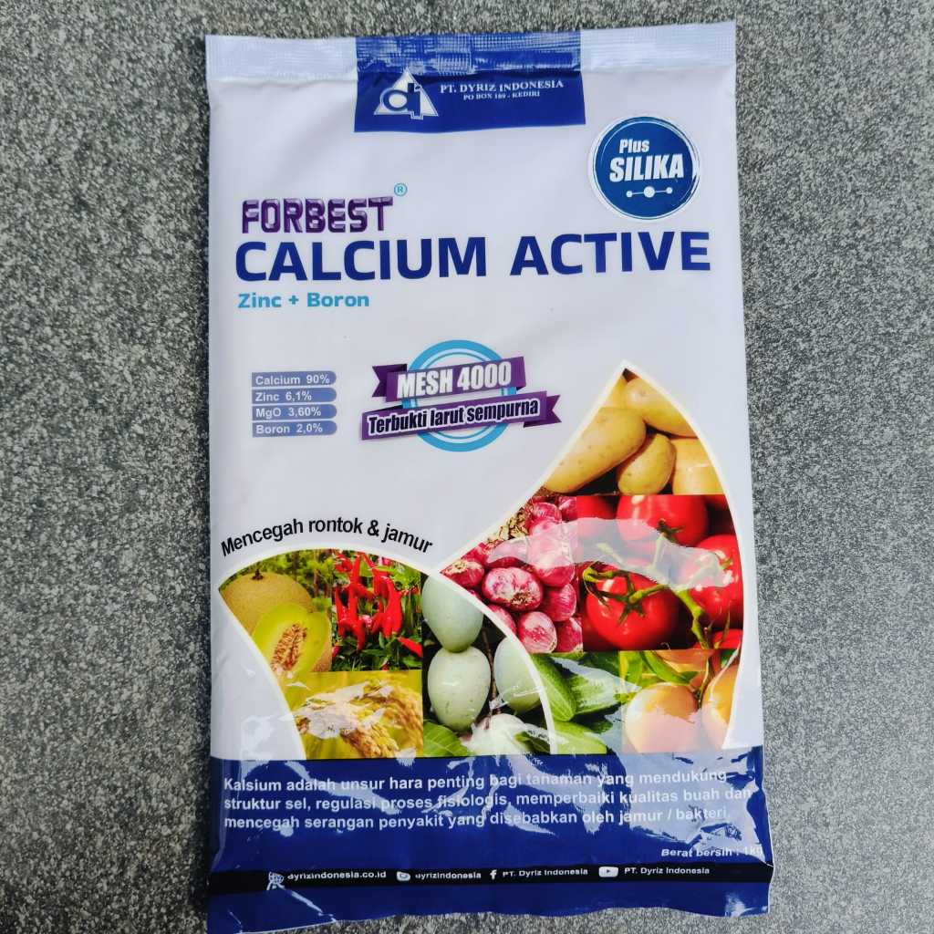 Jual Forbest Calcium Active Pupuk Kalsium Tinggi 1kg Mencegah Rontok ...