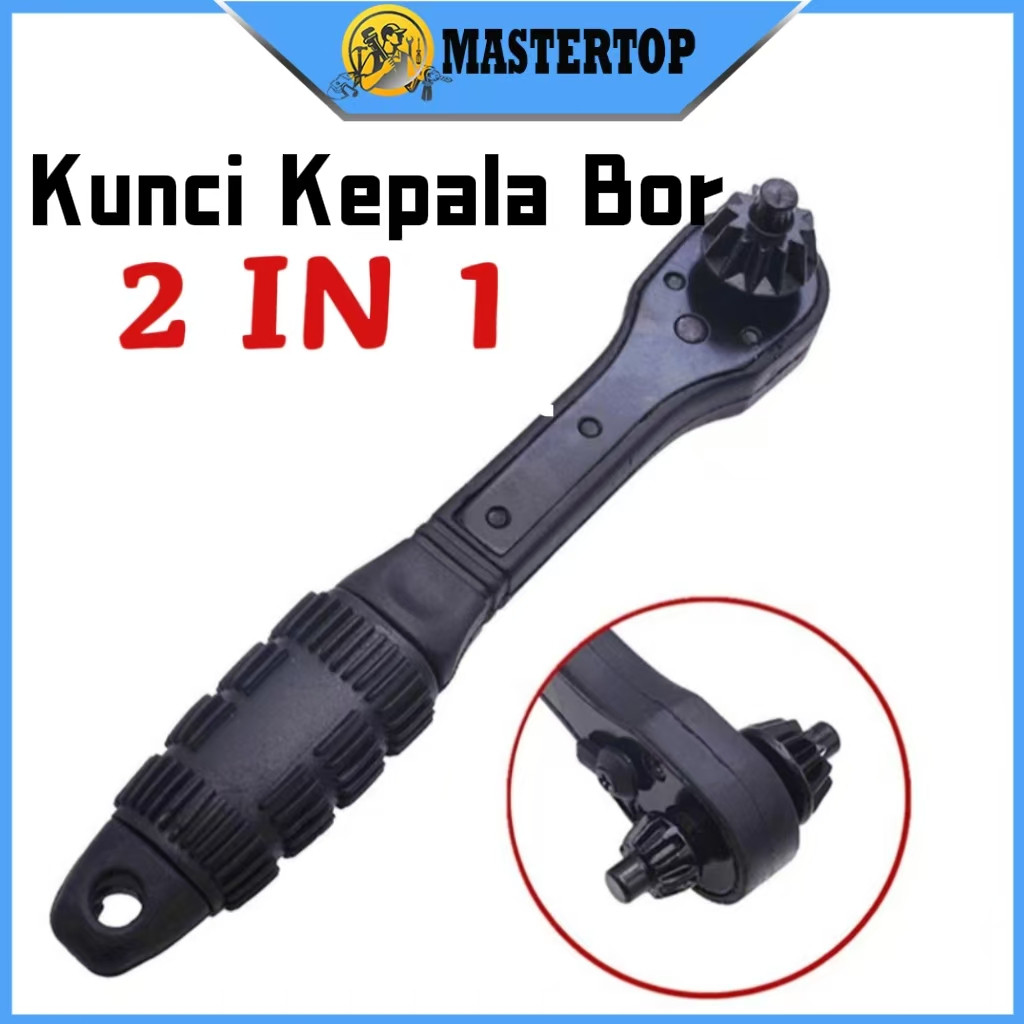 Jual 【READY STOCK】 2 IN 1 kunci pas kepala drill chuck key Universal ...