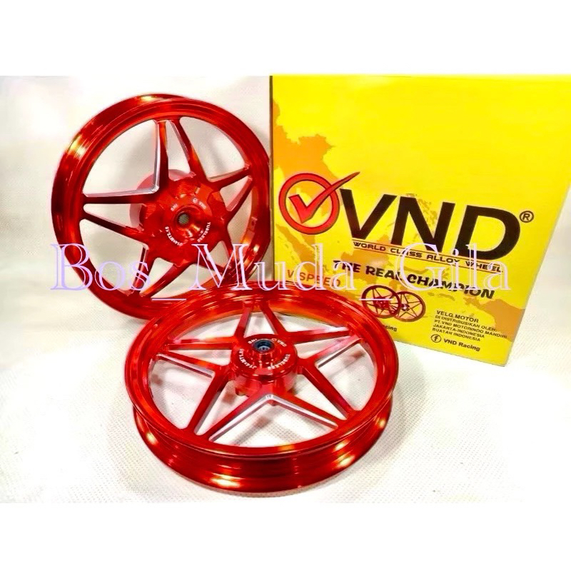 Jual Velg Vnd Vspeed V1-V2 For Scoopy / Beat / Vario 110/125/150 / Genio Uk 1.85x14/2.15x14 Ori ...