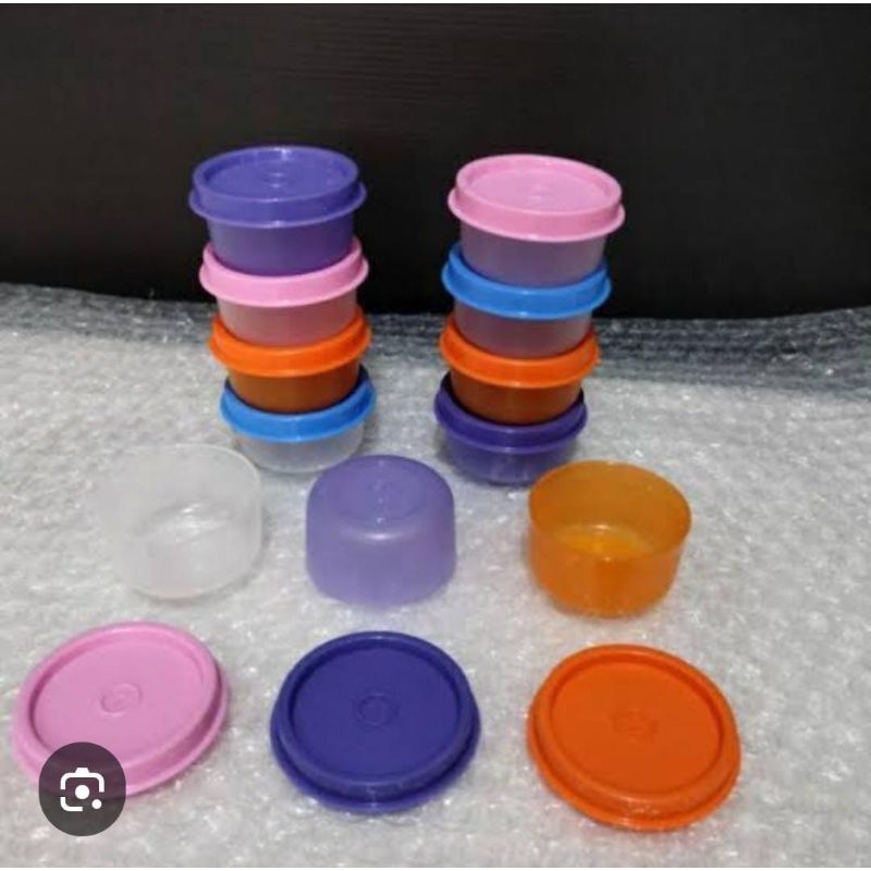 Jual mini round container 30ml set Tupperware | Shopee Indonesia