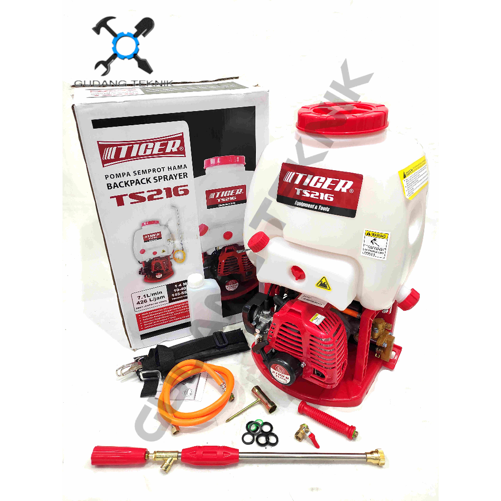 Jual ( TIGER ) Mesin Sprayer Semprot Hama 16L 20L 2Tak TS216 TIGER TS220 / Engine Sprayer ...