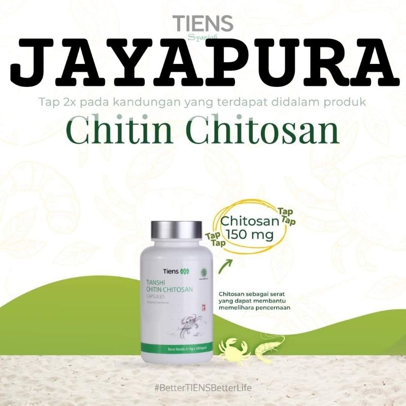 Jual Chitosan Capsules Tiens | Tianshi Chitin Chitosan Capsules ...