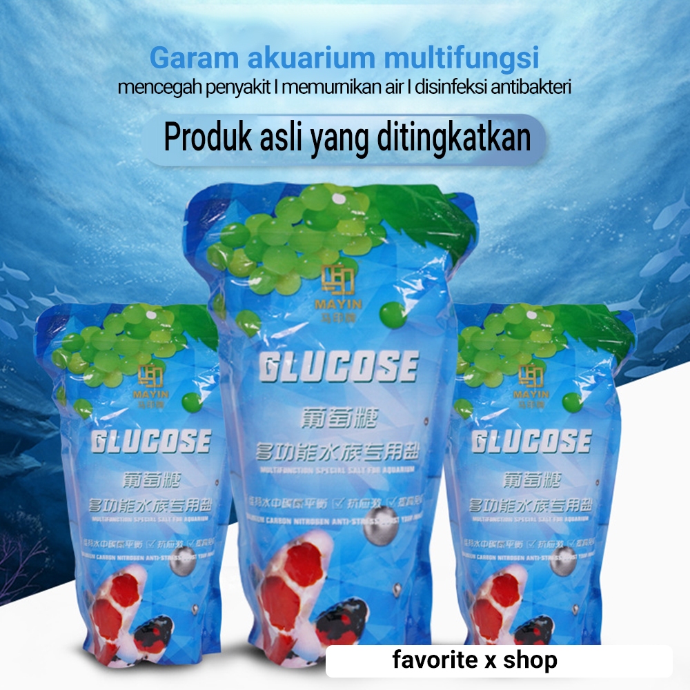 Jual Mayin garam mineral glukosa garam ikan hias akuarium kolam ikan ...
