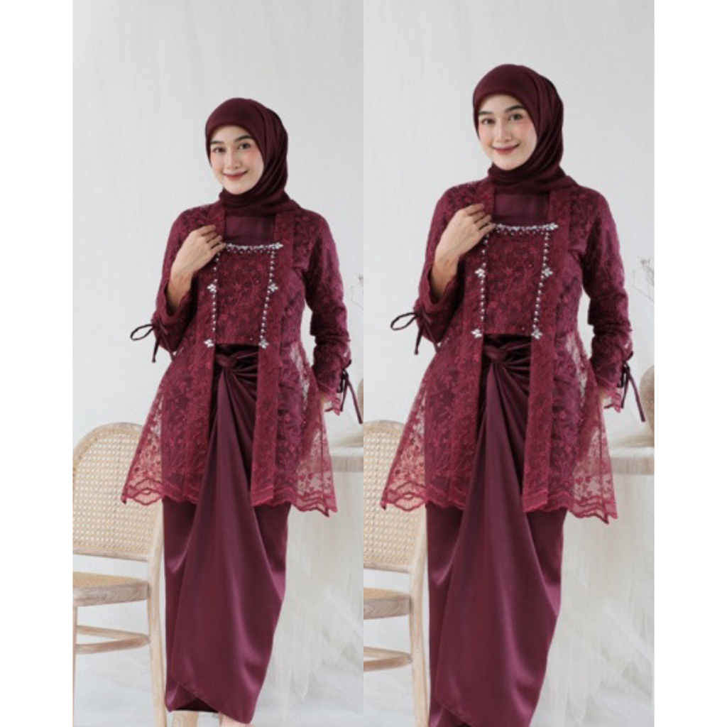 Jual Oneset Asmara One Set Kebaya Kekinian Kebaya Asmara Hera Series ...