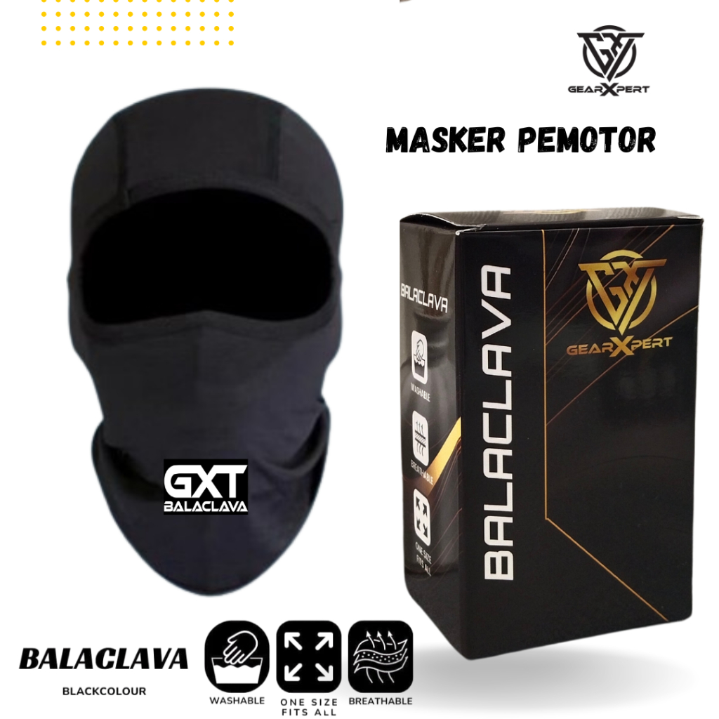 Jual Masker Motor Balaclava GearXpert Multifungsi, Masker wajah ...