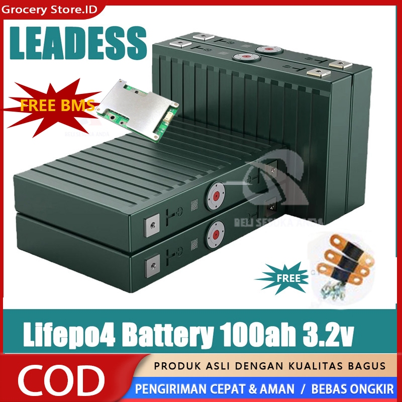 Jual FREE BMS【CATL/BYD】 baterai lithium lifepo4 prismatic 3.2v 100ah/60ah | Shopee Indonesia