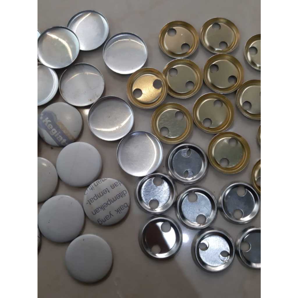 Jual Bahan Pin 25mm, Full Alumunium, TANPA MIKA | Shopee Indonesia
