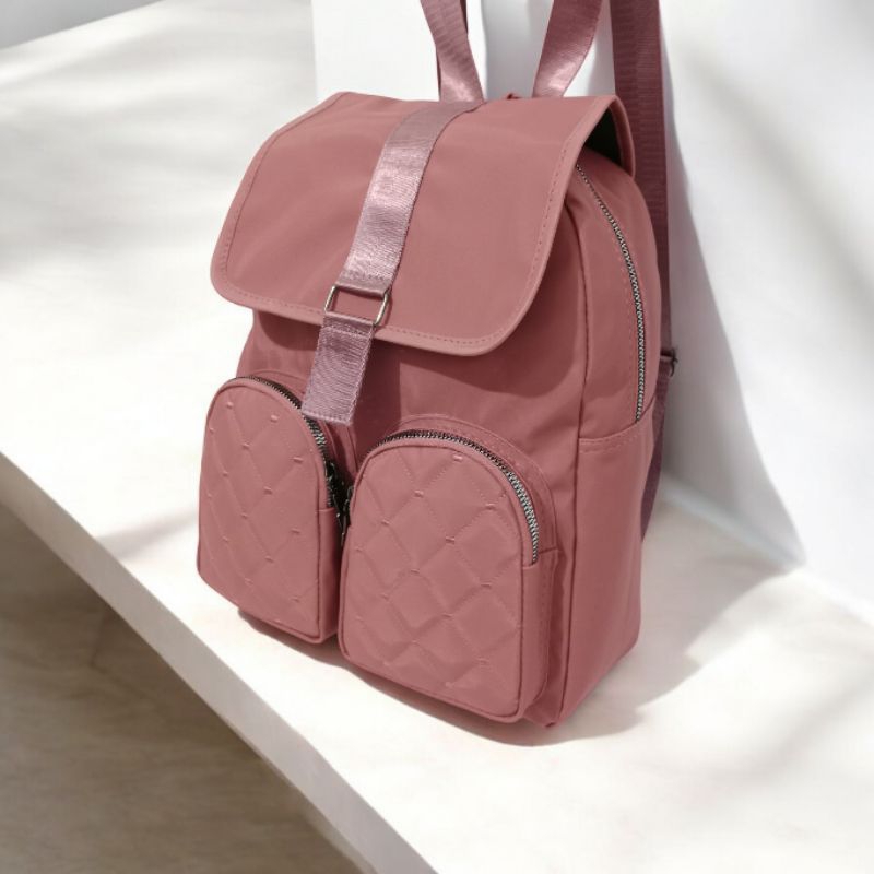 Jual Tas Ransel Wanita Nilon Bordir LC 75 Tas Sekolah Tablet Terbaru ...