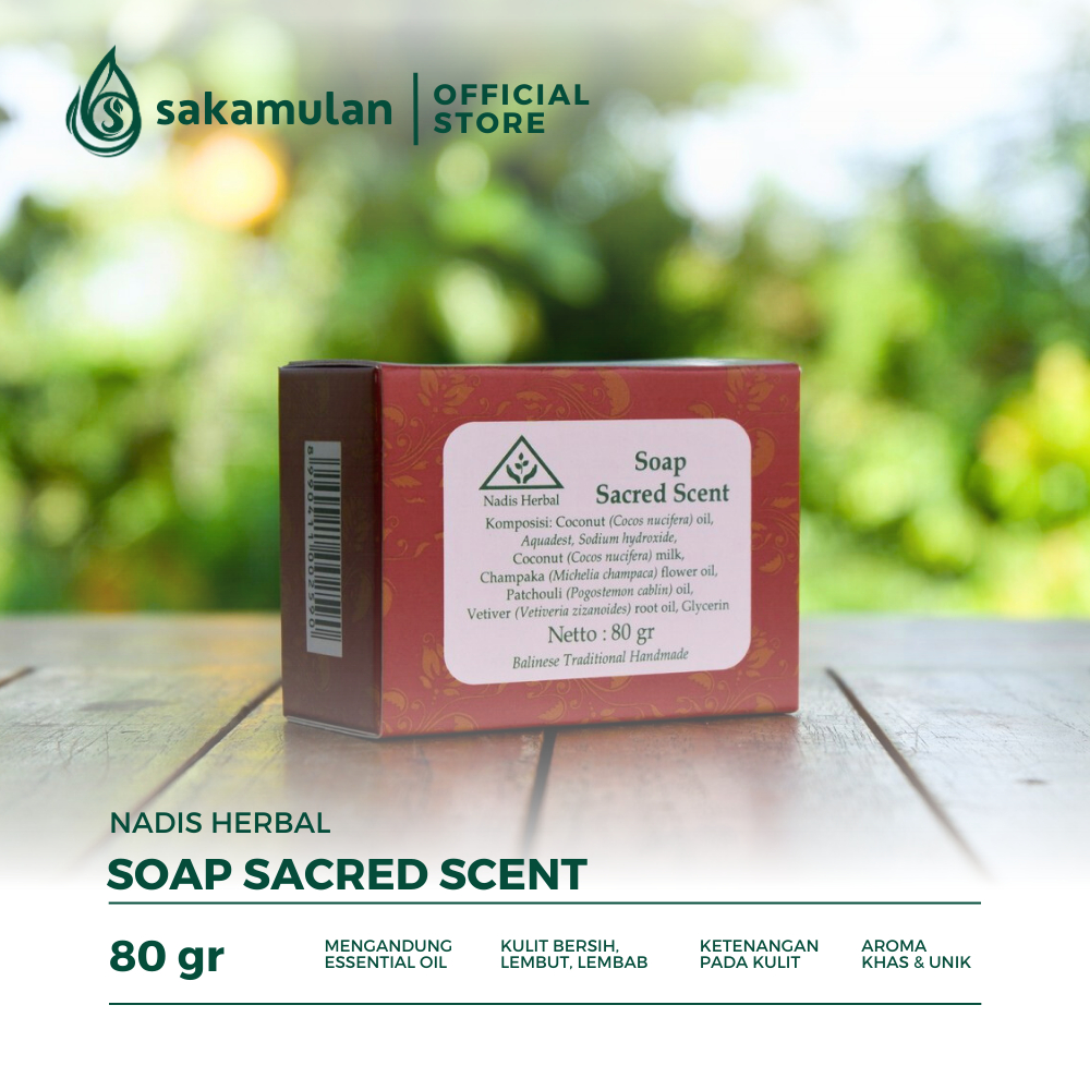 Jual Nadis Herbal Sacred Scent Soap 80 gr | Shopee Indonesia