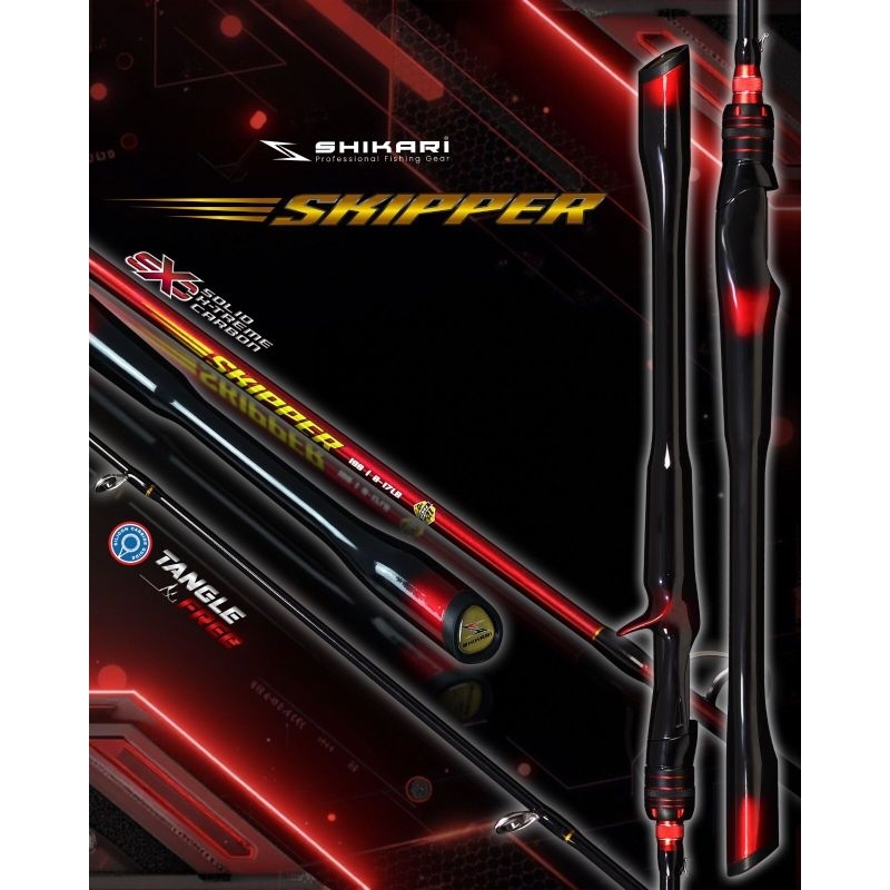 Jual Joran Shikari Skipper 198 Spining Dan Bait Casting 8-17lbs dan 10 ...