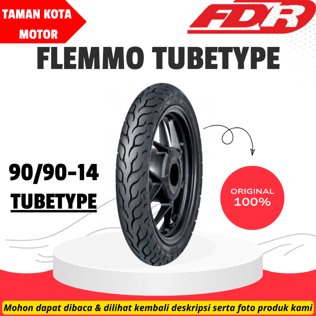 Jual BAN MOTOR METIC FDR FLEMMO 90/90-14 Tubetype (TT) ORIGINAL ...