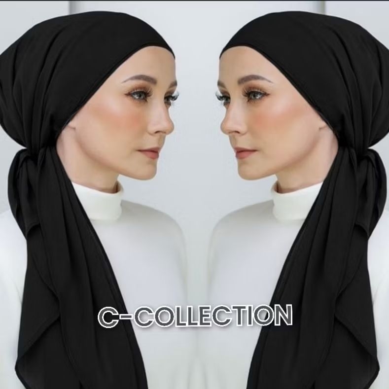 Jual TURBAN INSTAN PREMIUM CERUTY BABYDOLL/LOWKEY QWEEN/PASHMINA INSTAN ...
