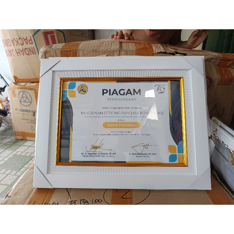 Jual piagam sertifikat dan pigura frame | Shopee Indonesia