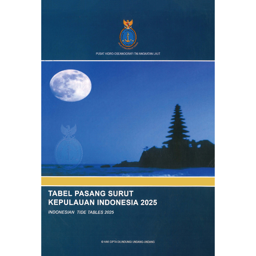 Jual Buku Tabel Pasang Surut Kepulauan Indonesia tahun 2025 | Shopee ...