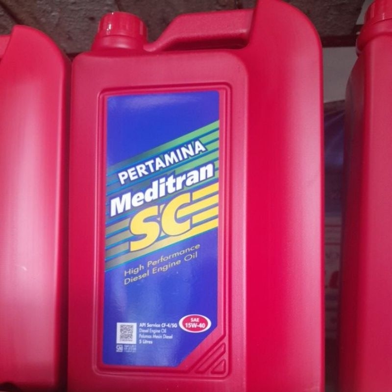 Jual PERTAMINA MEDITRAN SC 5LITER SAE 15W40 | Shopee Indonesia