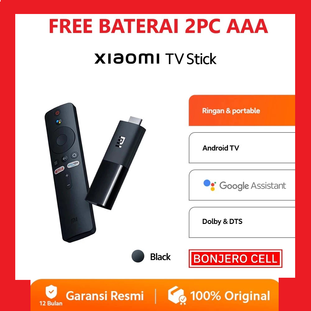 Jual Mi TV Stick FHD 1080P Android Xiaomi Stik Full HD Set Up Box STB ...