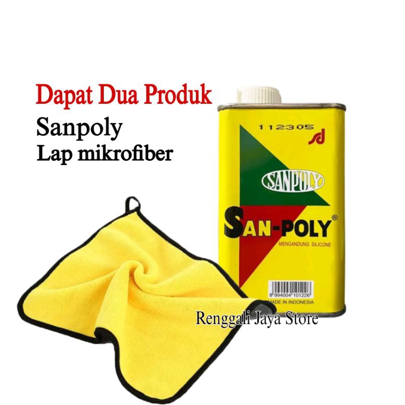 Jual Paket Sanpoly/Sanpoly polish/Lap Mikrofiber/pengkilap Legendaris | Shopee Indonesia