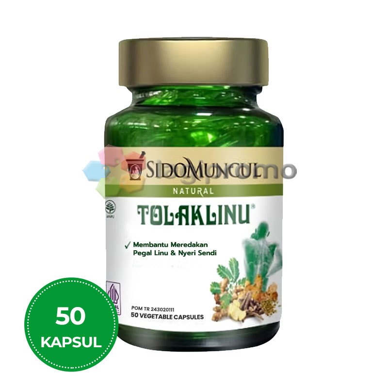 Jual Sido Muncul Natural Tolak Linu 50 Vegetable Capsules Obat Pegal ...