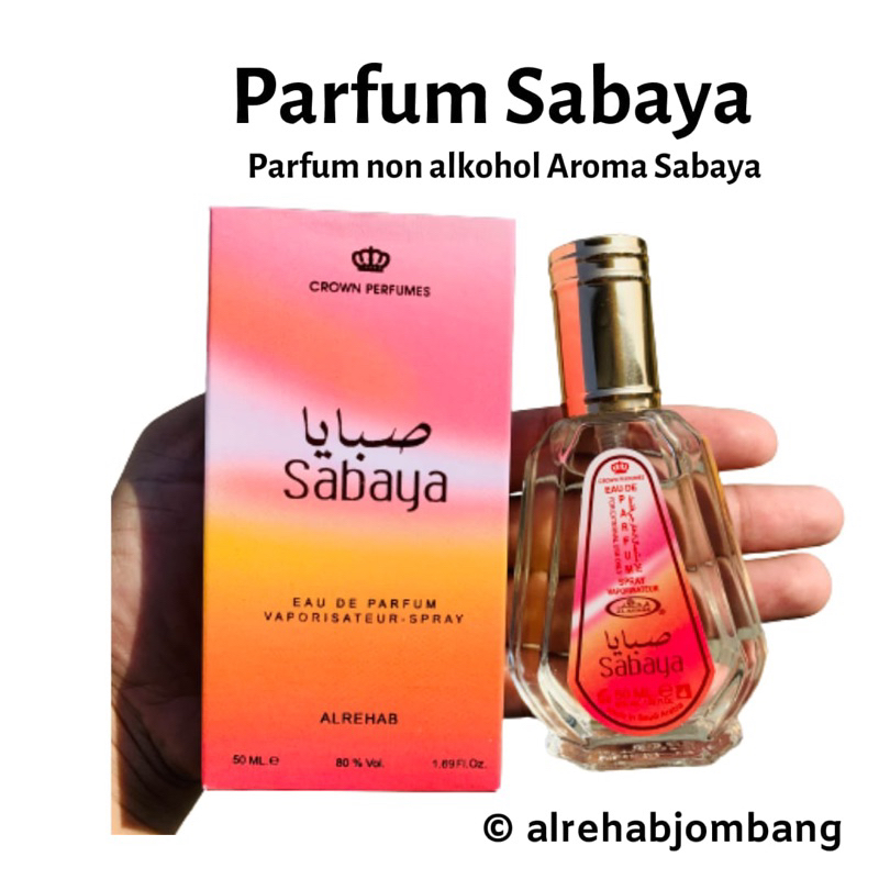 Jual Parfum Sabaya 50ml Spray by Al Rehab Original Arab Saudi | Shopee Indonesia