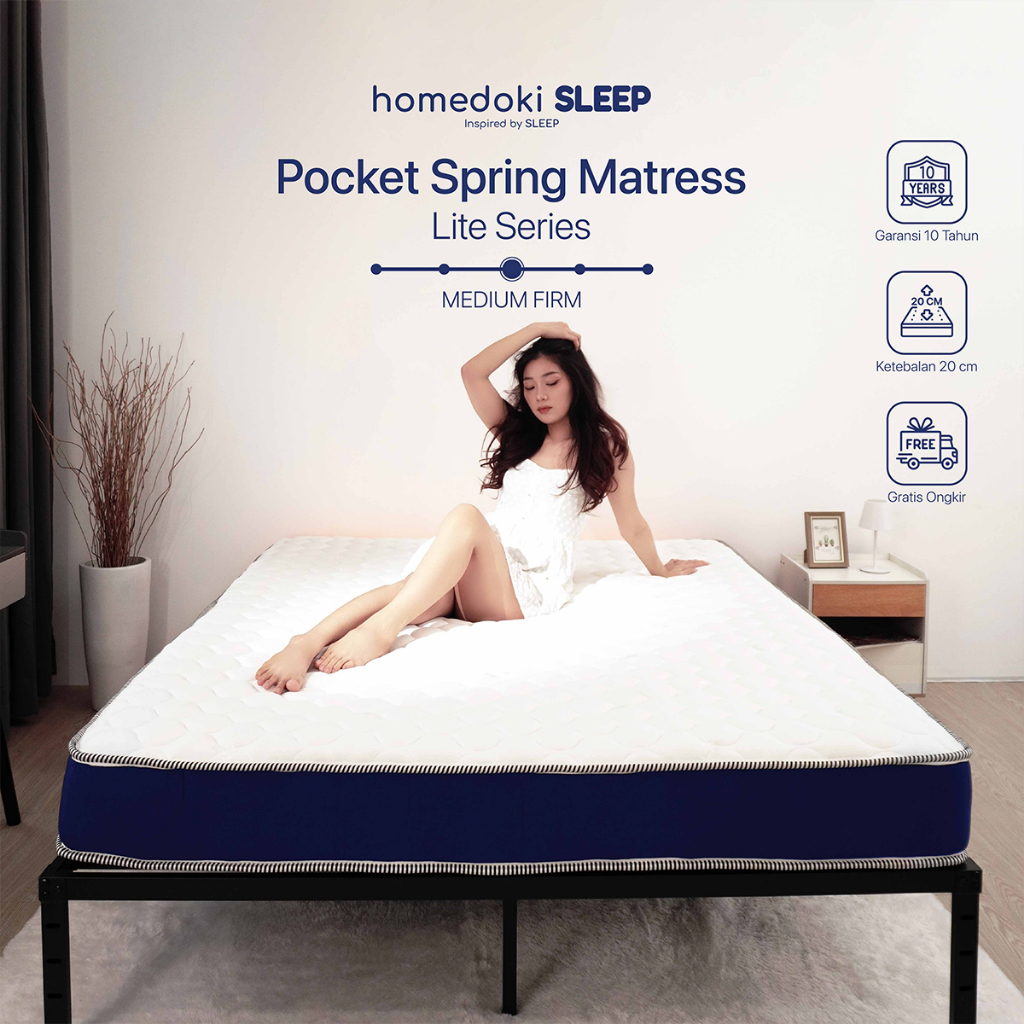 Jual Homedoki Original Series/ Kasur Spring Bed / Pocket spring ...
