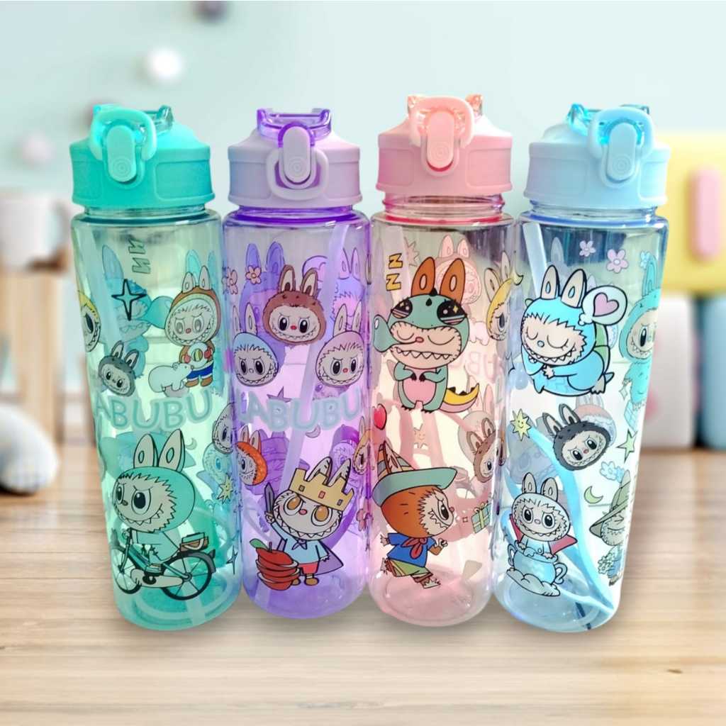 Jual HWLB Botol Minum Anak Karakter Labubu Sanrio 900ml | Shopee Indonesia