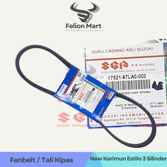 Jual Tali Kipas Fanbelt Fan Belt Radiator atau AC HARGA SATUAN / SEPASANG Suzuki New Karimun ...