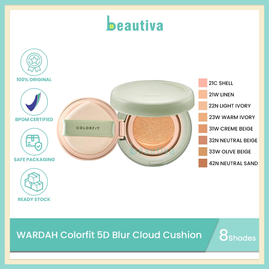 Jual Wardah Colorfit 5D Blur Cloud Cushion | Shopee Indonesia