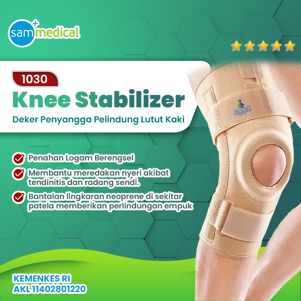Jual OPPO 1030 Knee Stabilizer Decker lutut / Knee Brace / Deker Lutut ...
