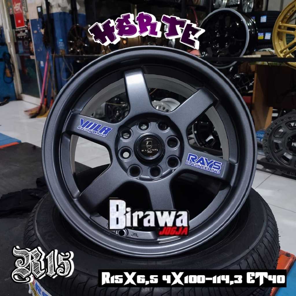 Jual Velg Racing TE Ring 15 Baut 4 Velg Mobil R15 Agya Ayla Brio Avanza Xenia Livina Carry Dll ...