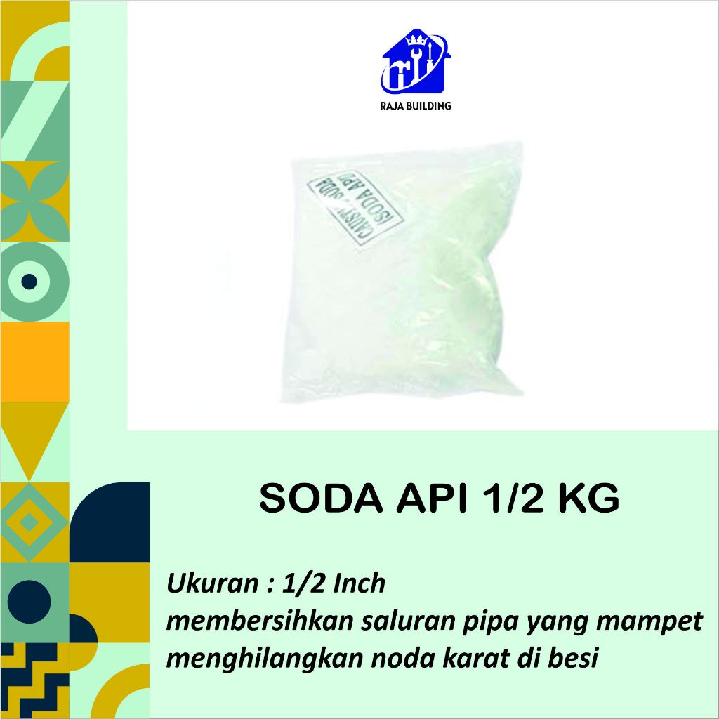 Jual Soda api / caustic soda / NaOH ( 1/2 kg/pack ) | Shopee Indonesia