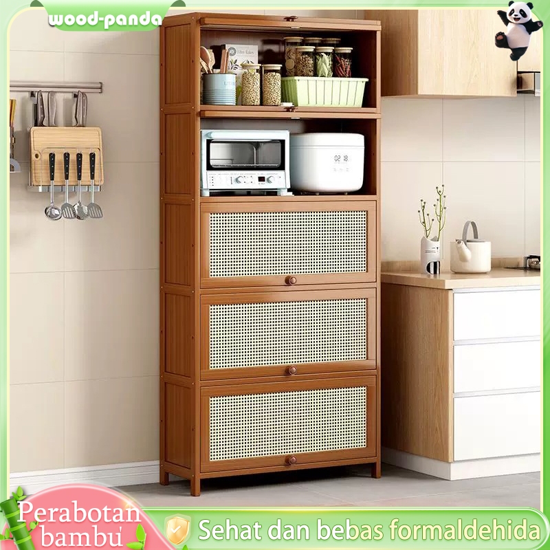 Jual Lemari Dapur Lemari kabinet dapur Rak Dapur Lemari Penyimpanan ...