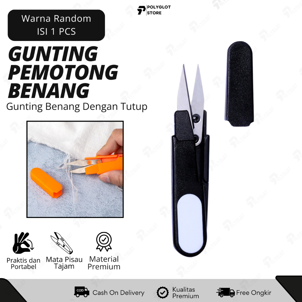 Jual Gunting Cekris Buang Benang Warna Warni dengan Mata Pisau Tajam ...